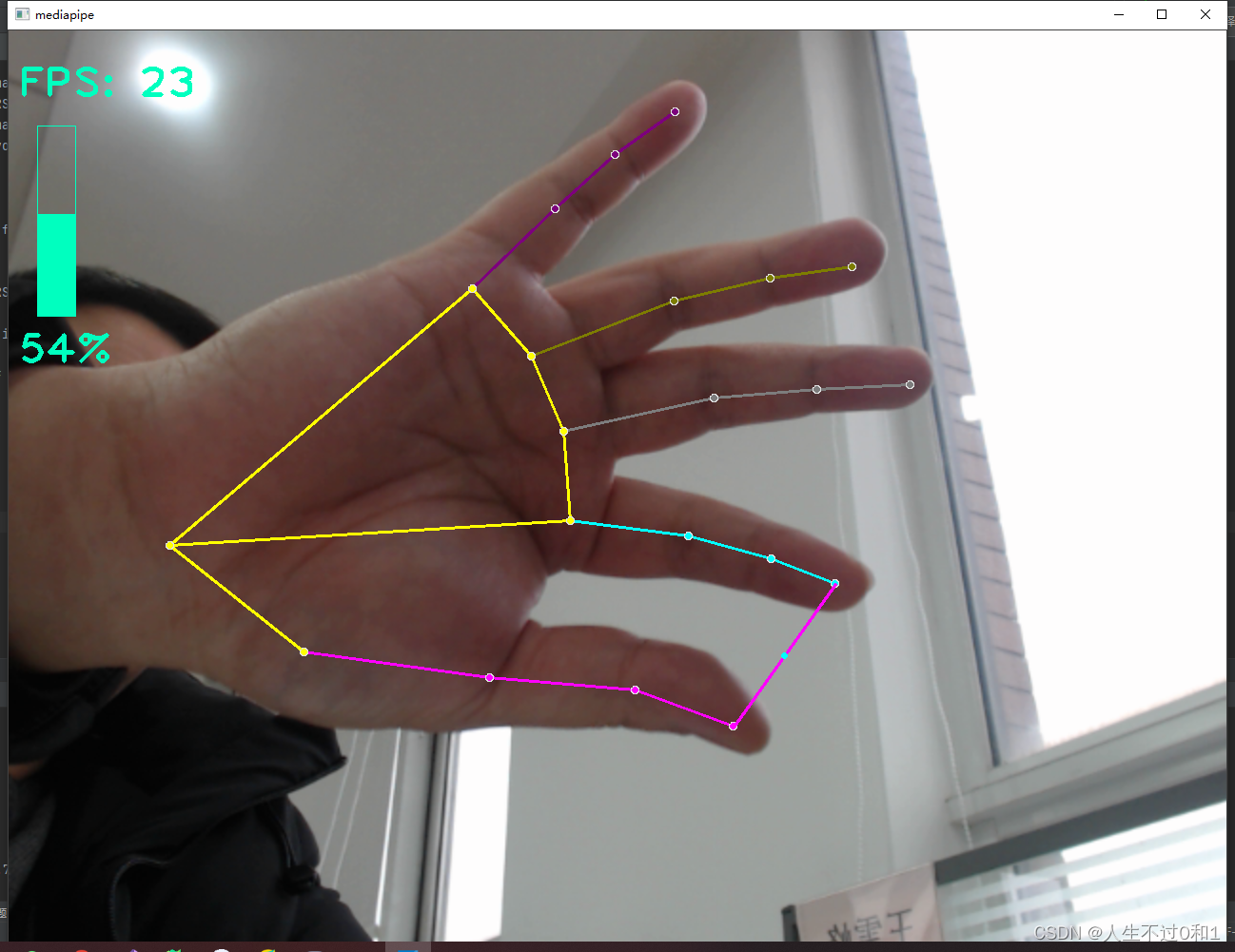 [ Python+OpenCV+Mediapipe ] 实现手势控制音量_python手势控制音量-CSDN博客
