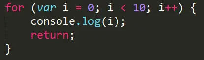 js语言for循环使用return报错_uncaught syntaxerror: illegal return statement-CSDN博客