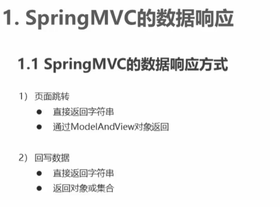 java202304java学习笔记第六十二天-ssm-springMvc的数据响应-CSDN博客