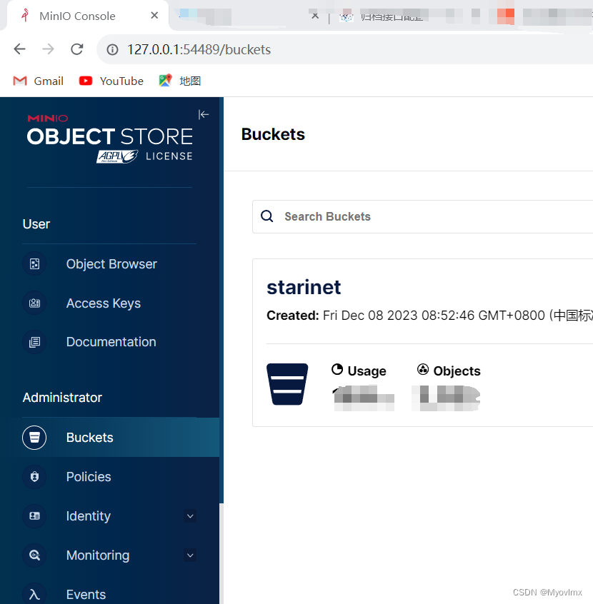 Windows版Minio使用教程（启动，登录，修改密码）_minio修改密码-CSDN博客