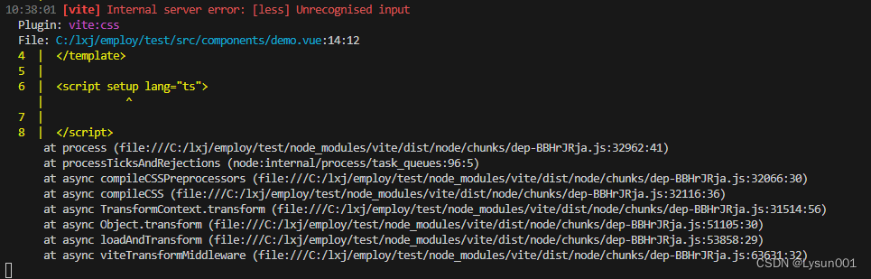 Internal server error: [less] Unrecognised input-CSDN博客