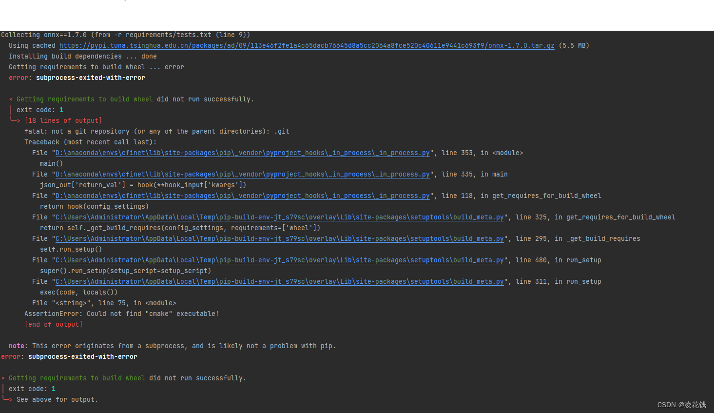 pip安装依赖环境出现的问题_pip安装sklearn报错 subprocess-CSDN博客