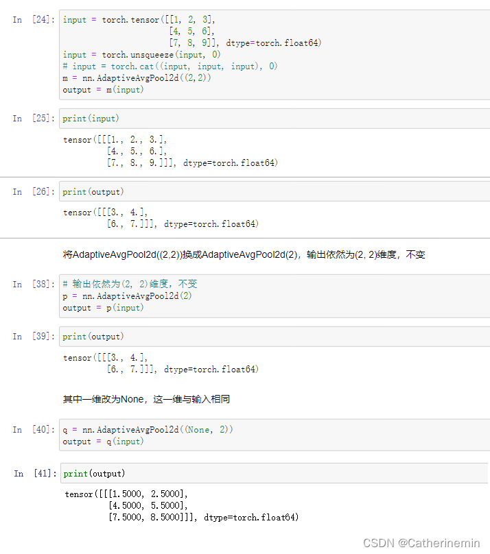 【pytorch函数笔记】torch.nn.AdaptiveAvgPool2d_nn.avgpood2d(2)-CSDN博客