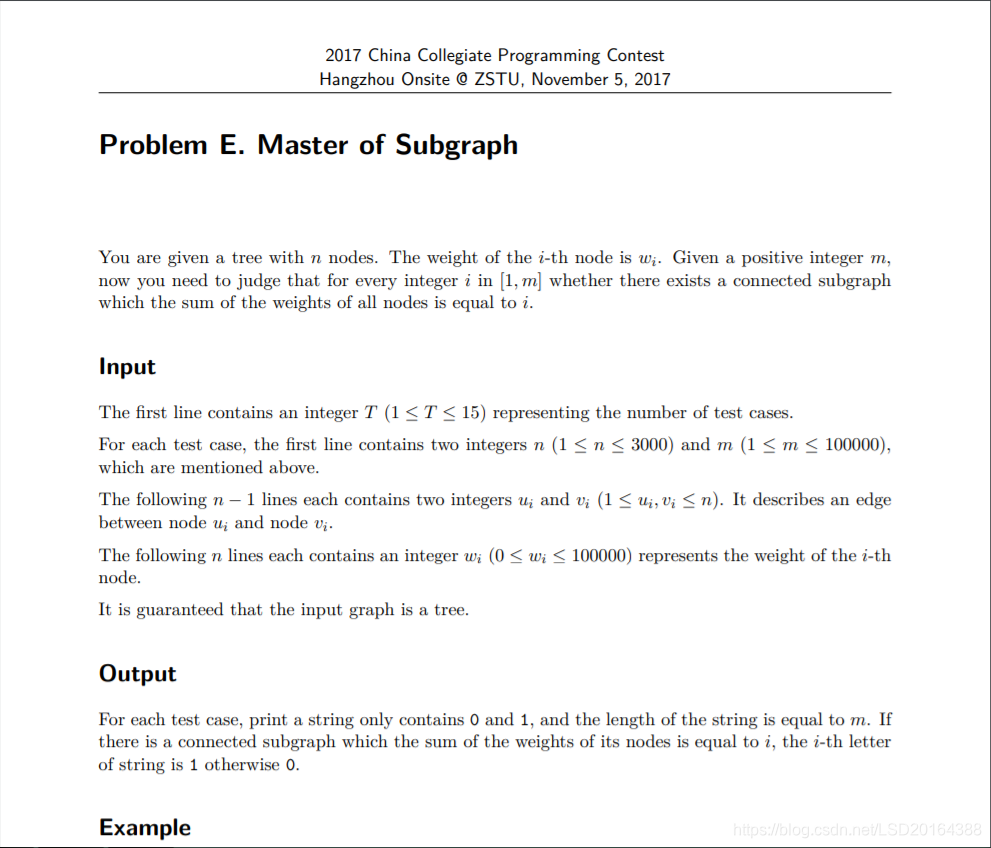 HDU 6268 Master of Subgraph （2017CCPC杭州 E）分治+bitset优化-CSDN博客