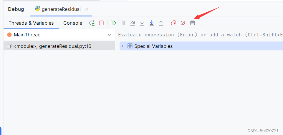 Pycharm新版UI的Debug栏固定展示Evaluate Expression_pycharm evaluate-CSDN博客