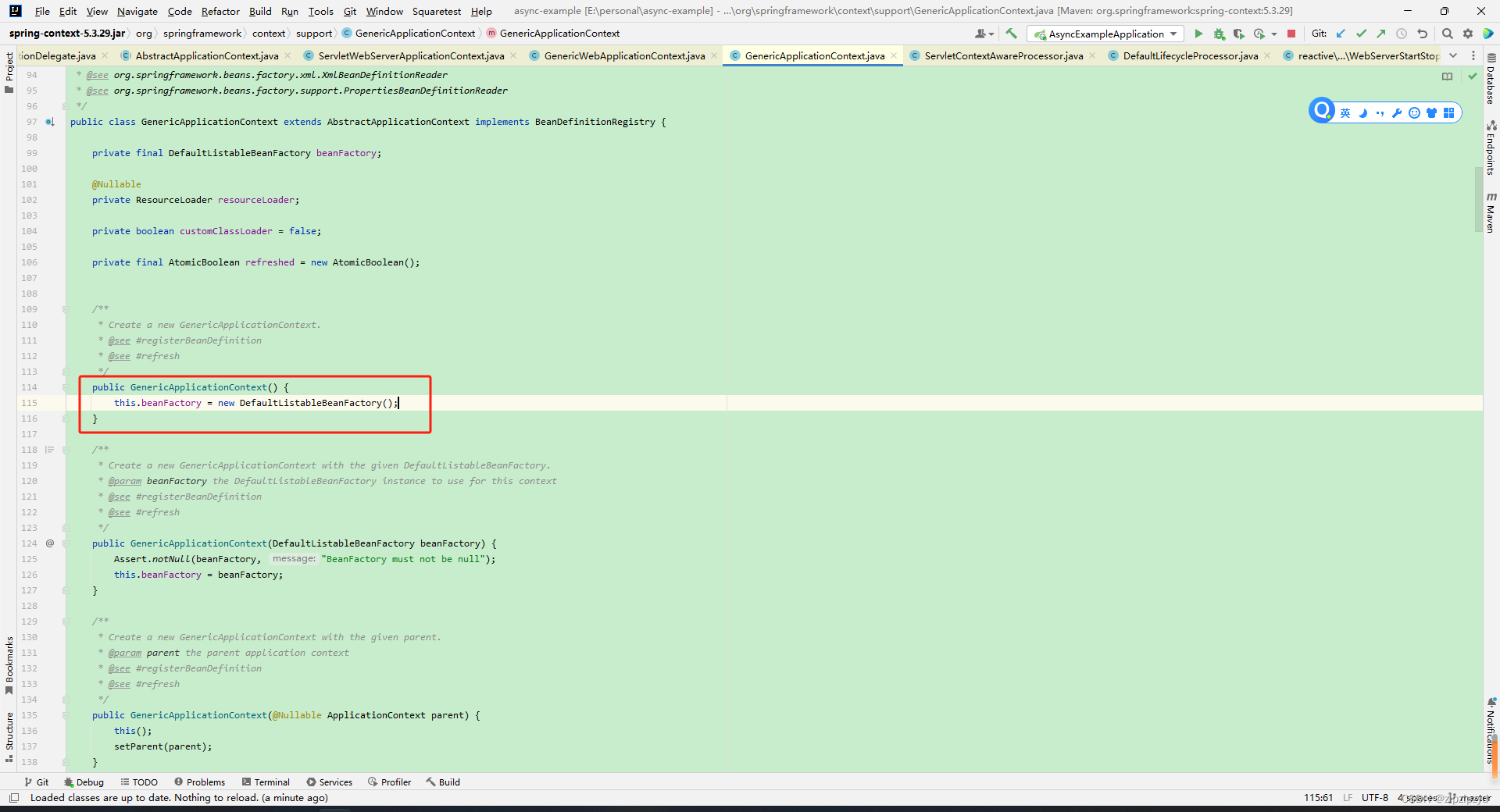 spring中AbstractApplicationContext的refresh()_abstractapplicationcontext.refresh-CSDN博客