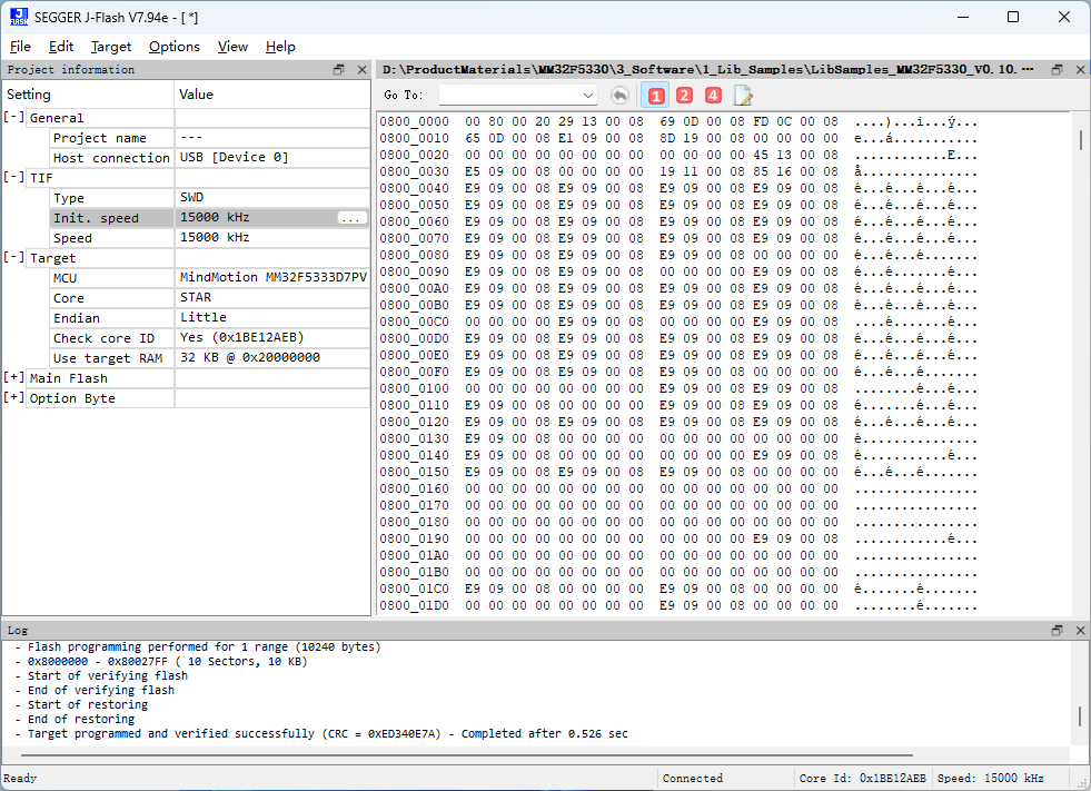 [MM32生态]MM32与J-LINK之初始（驱动、配置、测试）_jlink驱动-CSDN博客