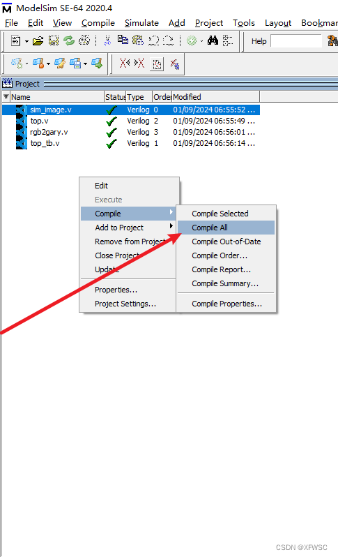 FPGA图像处理功能仿真，Modelsim联合Matlab_fpga仿真-CSDN博客