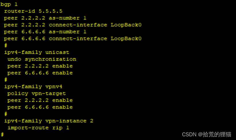 网络配置实验：OSPF，BGP，MPLS与MPLSVPN实现-CSDN博客