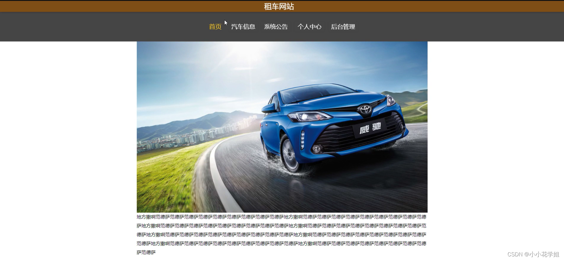 Java毕设项目租车网站（javavuemybatismavenmysql）租车网java Csdn博客