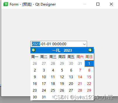 PyQt6 QDateTimeEdit日期时间控件_pyqt datetimeedit-CSDN博客