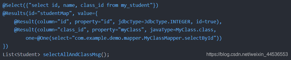 @Results用法总结_mybatis results 重用-CSDN博客
