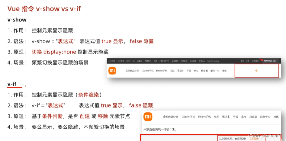 Vue指令-02：v-html，v-show和v-if，v-on-CSDN博客