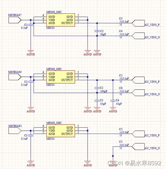 Mems Mic外围参考电路图 Mic外围电路 Csdn博客