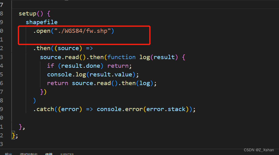 解析shapefile.js报错shapefile.js:31 Fetch API cannot load file:文件路径URL scheme “file“ is not ...
