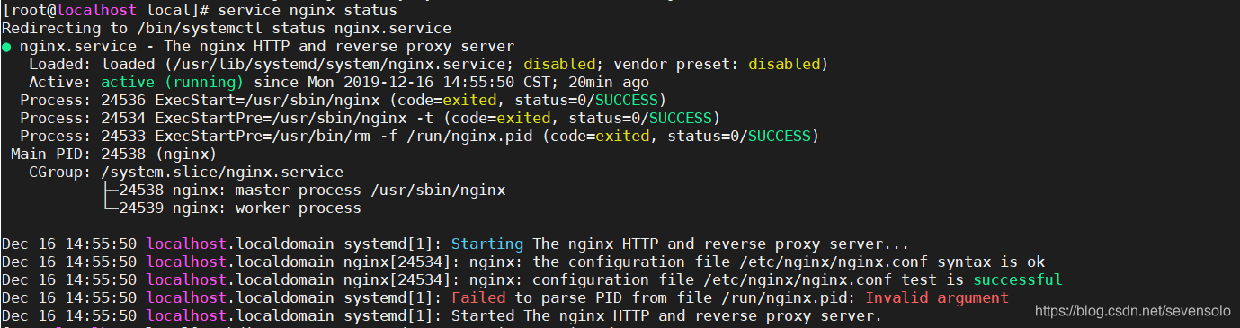 Failed to parse PID from file /run/nginx.pid: Invalid argument-CSDN博客