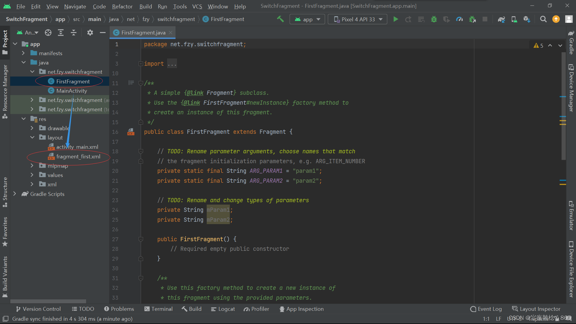 AndroidStudio5.5Fragment入门_android studio fragment-CSDN博客