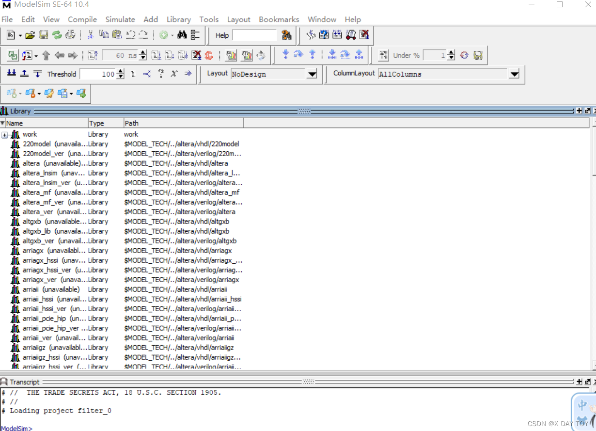 Quartus+ModelSim——手动仿真_modelsim 里1`b0-CSDN博客