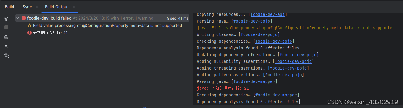 IDEA无效的目标发行版: 21和找不到或无法加载主类 com.imooc.Application-CSDN博客
