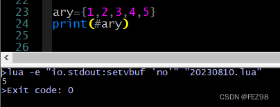 【Lua】 Lua学习笔记（五）_lua 数组-CSDN博客