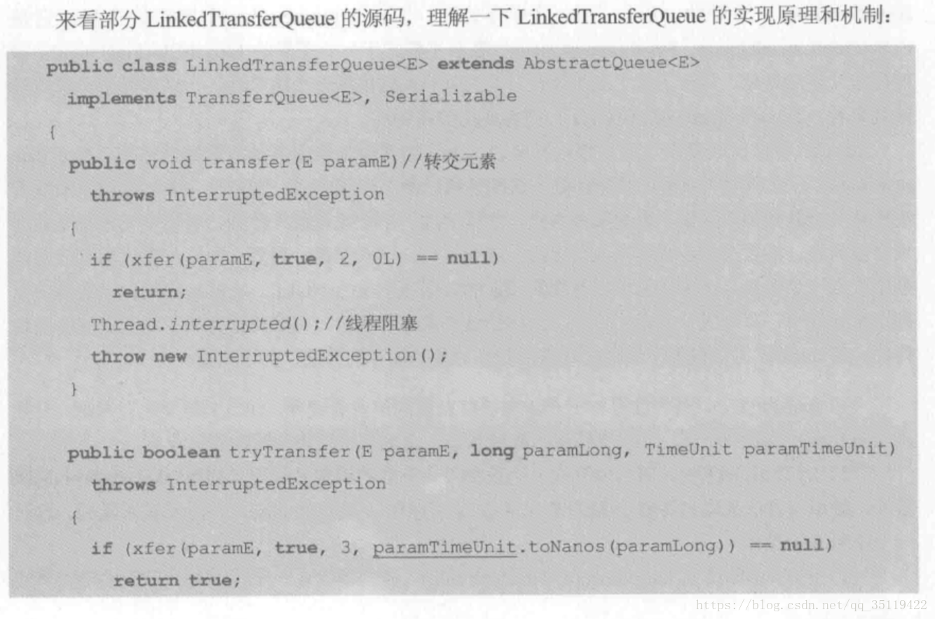 链表传输队列LinkedTransferQueue_linkedtransferqueue 简单理解-CSDN博客