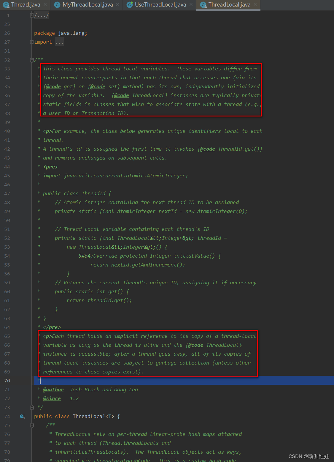 Thread的本地变量副本之ThreadLocal详解_线程变量副本-CSDN博客