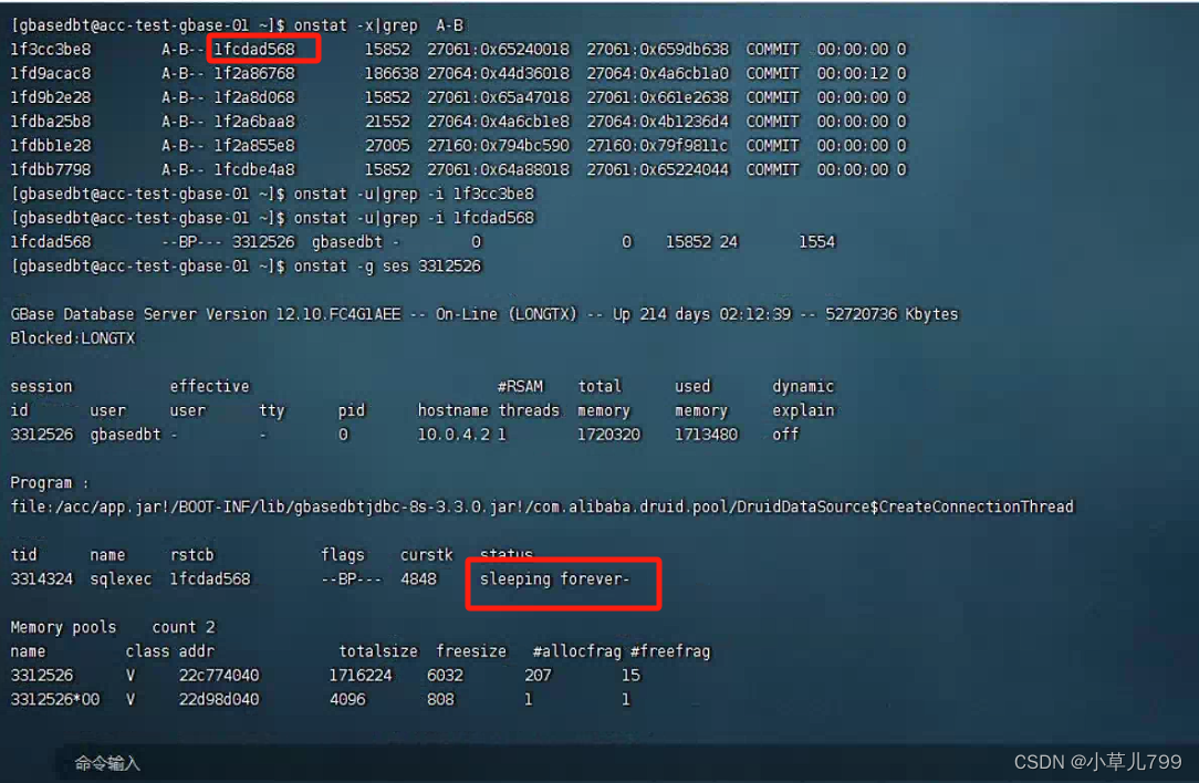 GBase 8s 如何查看回滚的事务 和对应的SQL_如何查看gbase 8s数据库事务信息-CSDN博客