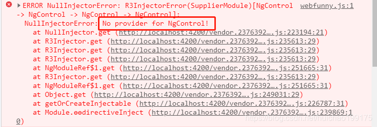angular10 No provider for NgControl!_no provider for ngmodel!-CSDN博客