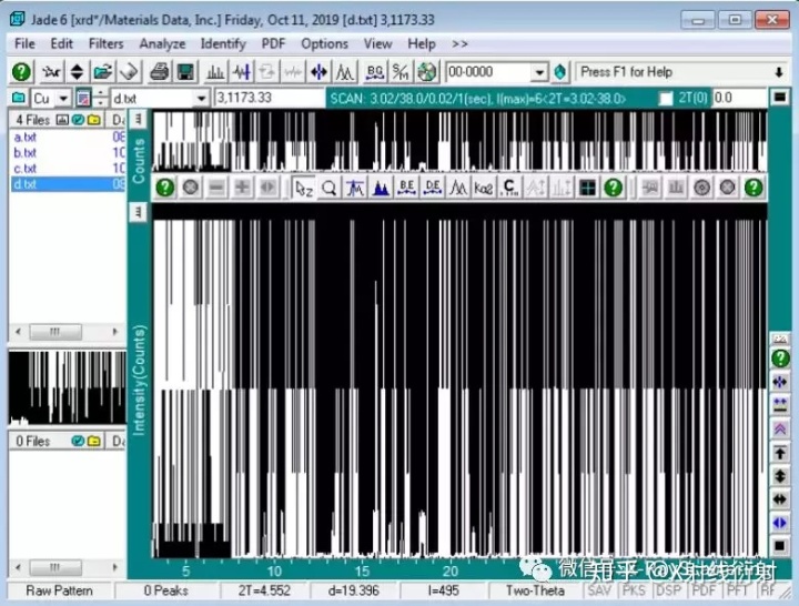 linux 导入txt_XRD数据格式的转换和TXT格式数据正确导入Jade的办法-CSDN博客