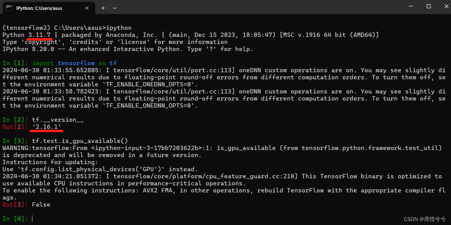 TensorFlow安装CPU版本和GPU版本_unable to convert function return value to a pytho-CSDN博客