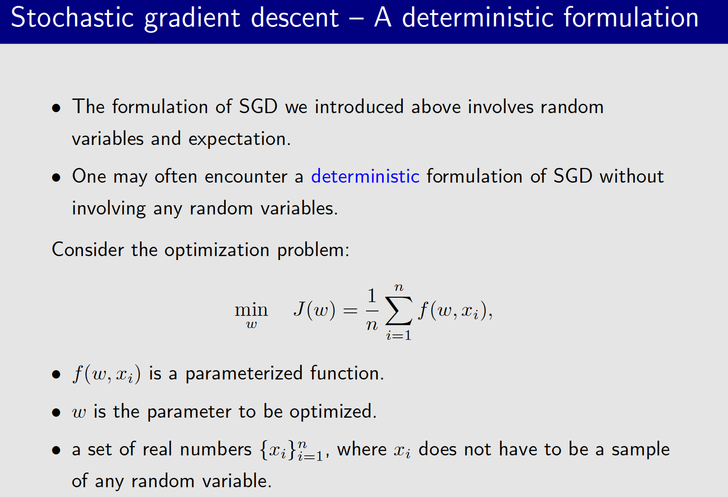 RL-赵-(六)：随机逼近/Stochastic Approximation（SA）【无需目标函数】、RM算法、随机梯度下降（SGD）【需目标函数】【采样须独立同分布】【BGD-＞MBGD ...