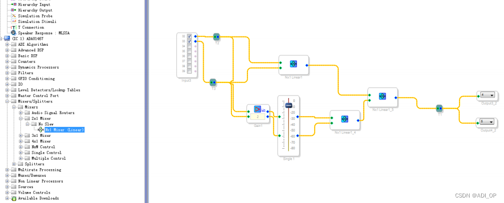 ADAU1467的开发详解四：基础例程讲解（32个入门例程）_adau1452的延时模块如何确定延时参数-CSDN博客