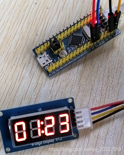 STM32F103单片机驱动TM1637数码管显示模块_stm32f103 1637-CSDN博客