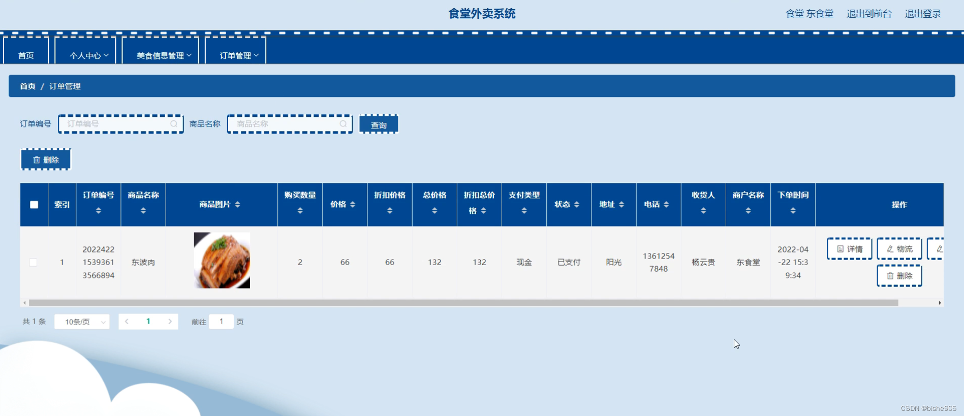 Java计算机毕业设计ssm食堂外卖系统l1f33（附源码、数据库）javaweb学校食堂管理系统报告 Csdn博客