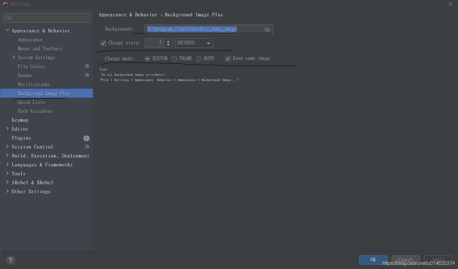2020版本IDEA(背景图片变换插件)安装Background Image Plus +插件_background-image plus插件无效-CSDN博客
