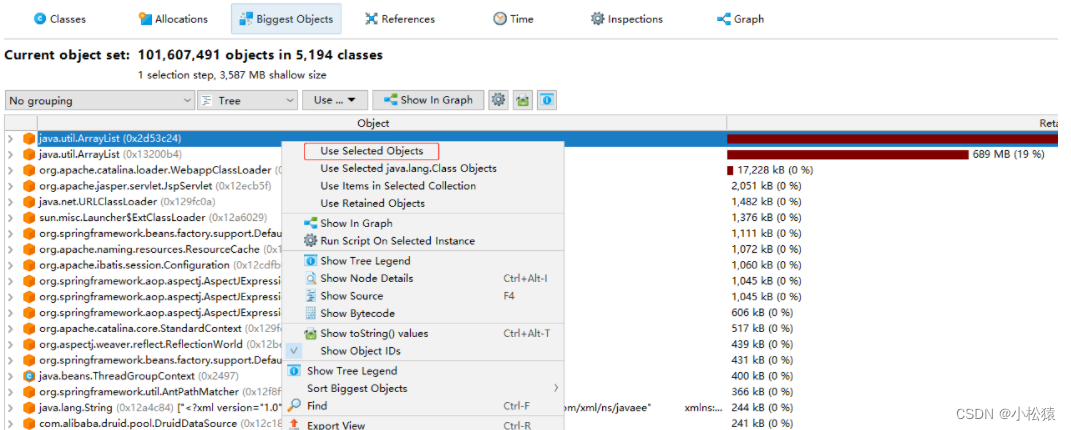 使用JProfiler分析java oom dump文件_jprofiler please select a class or a biggest objec-CSDN博客