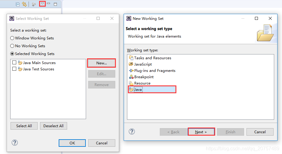 eclipse Working Set-CSDN博客