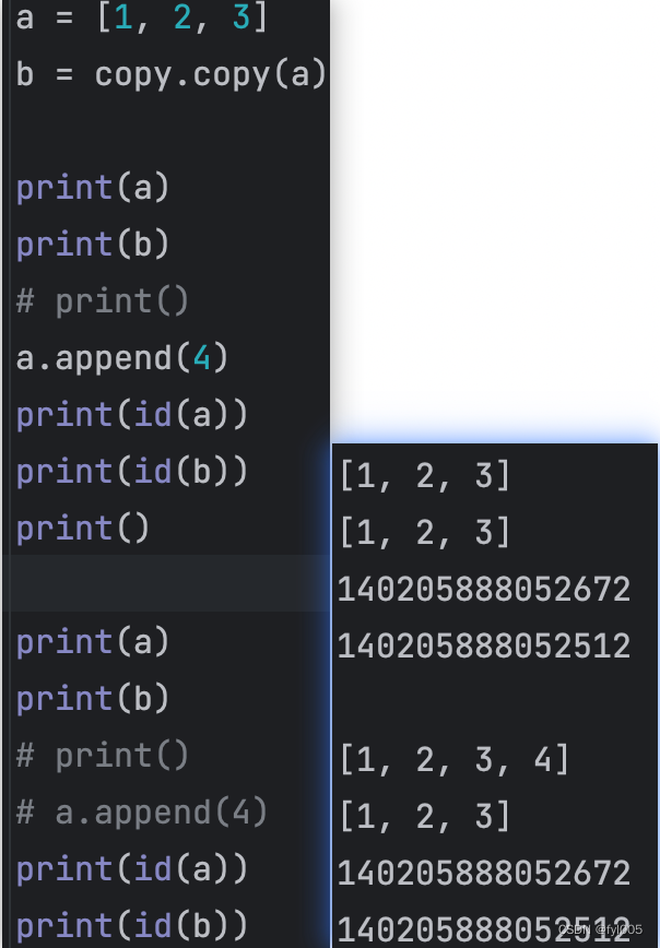 Python 可变和不可变数据类型、深浅拷贝的理解。python不可变数据类型的内存空间 Csdn博客 6402