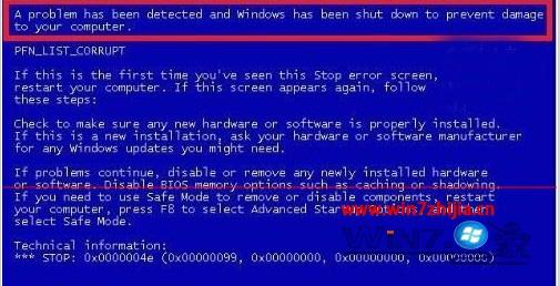 计算机开机故障报错,电脑蓝屏报错0x0000004e怎么办_电脑开机蓝屏显示0x0000004e如何解决-win7之家...-CSDN博客