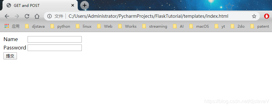 Flask教程(五)GET和POST_flask get post-CSDN博客