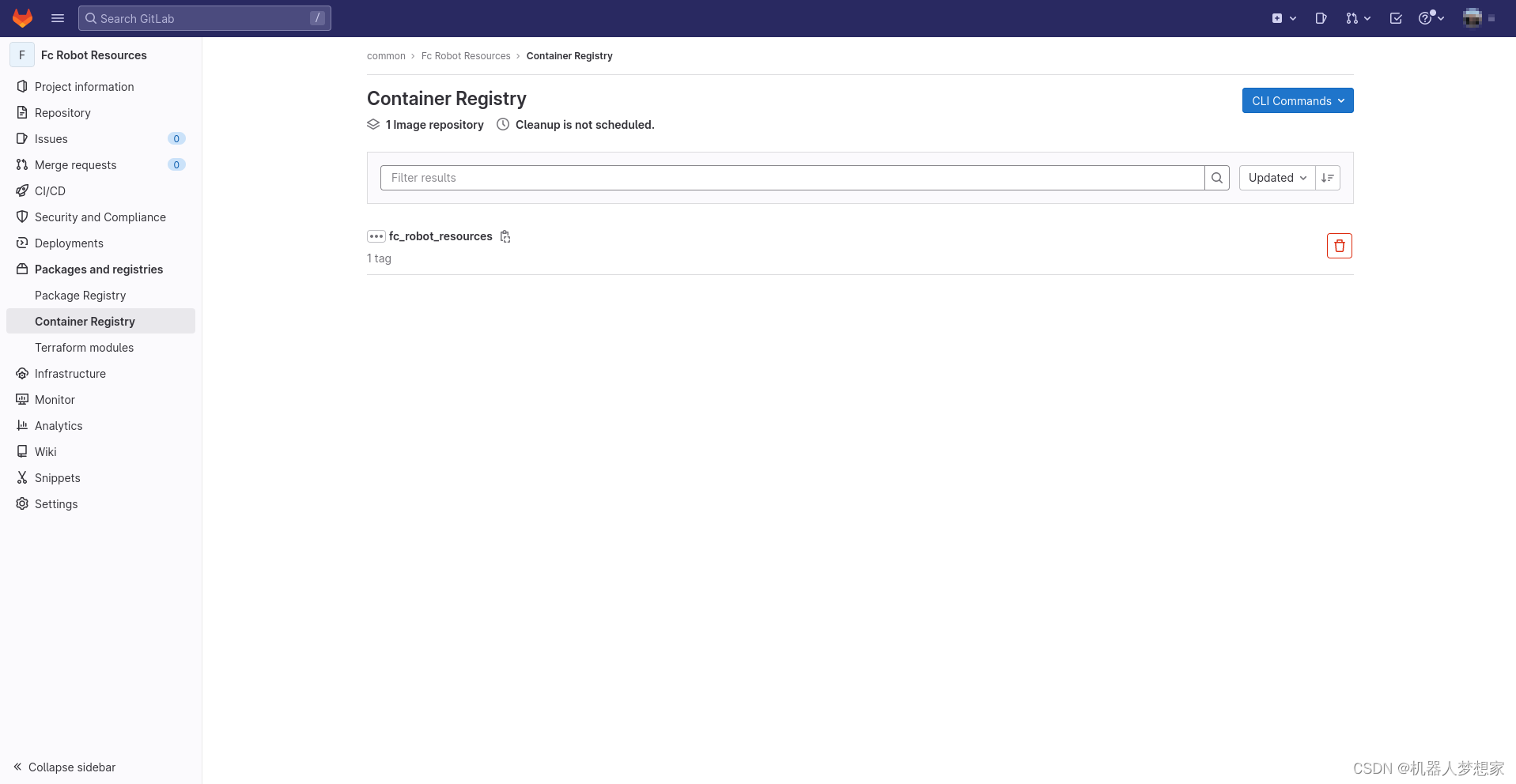 Docker Gitlab Container Registry配置 Csdn博客 7754