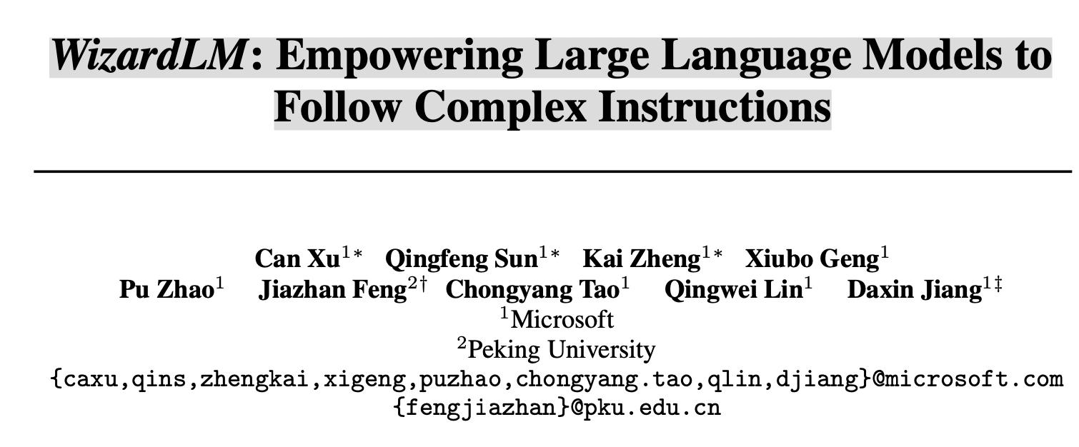 Text-to-SQL小白入门（四）指令进化大模型WizardLM_text-to-sql empowered by large language models: a -CSDN博客