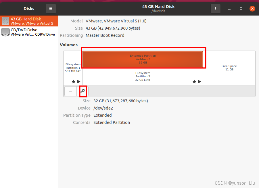 ubuntu 20.04 tls桌面版扩/dev/sda5盘对应的/分区_ubuntu sda5在sda2下面-CSDN博客