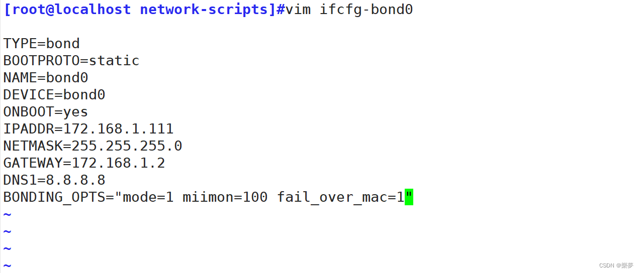 Linux网络配置命令详解：ifconfig,route,hostname,bond与抓包工具tcpdump-CSDN博客