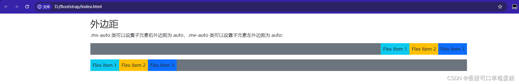 Bootstrap 5 保姆级教程（十四）：Flex_bootstrap d-flex-CSDN博客