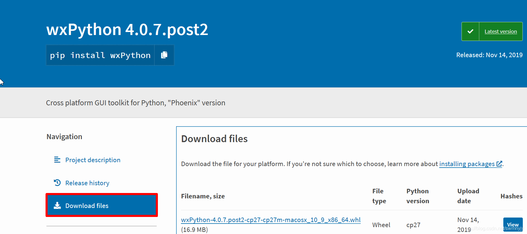 安装python Wxpython失败的解决方法wxpython安装最开始的wxpython模块成功可是最后安装出错失败 Csdn博客