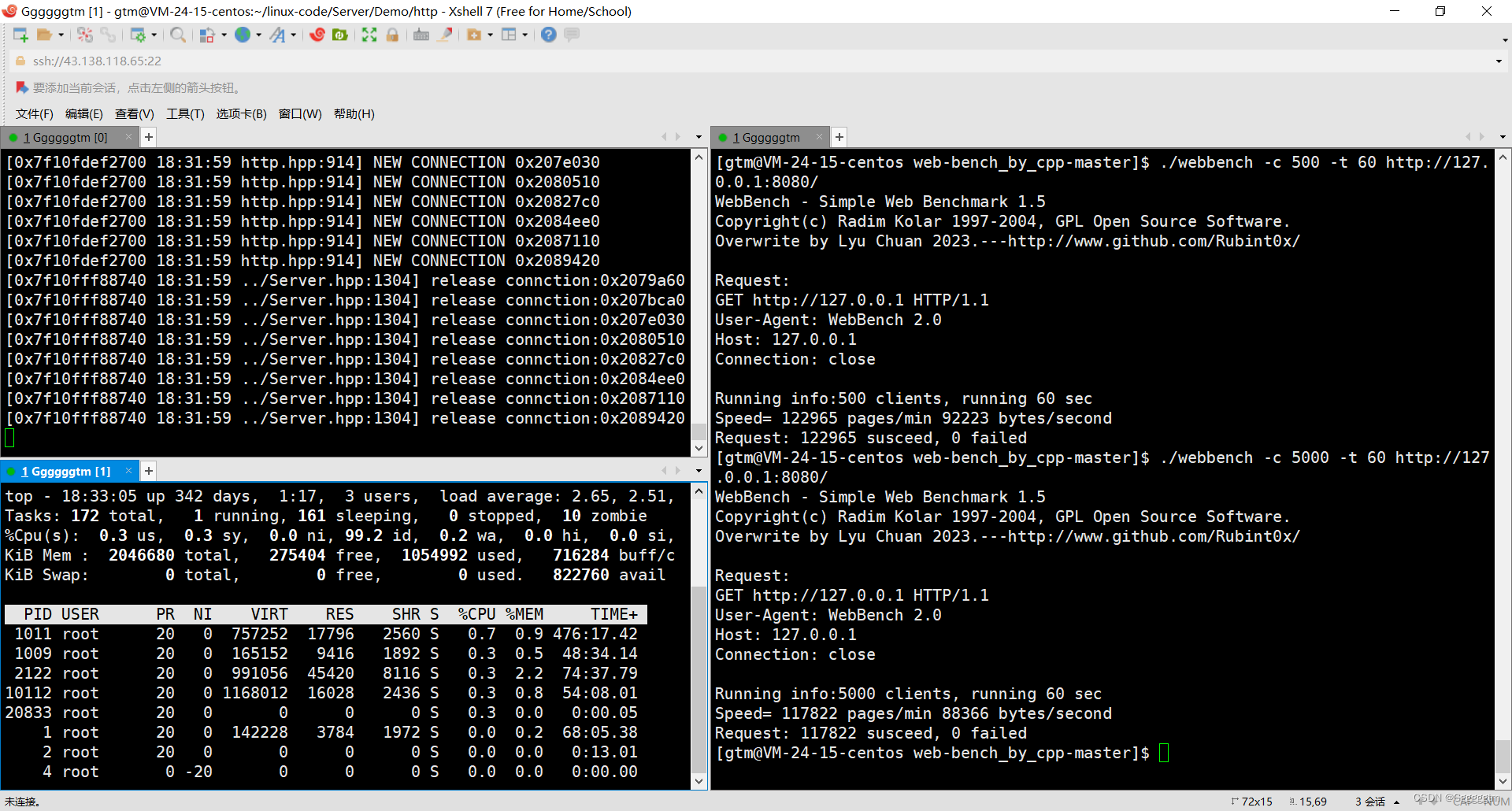 仿muduo库实现one thread one loop式并发服务器_仿muduo库实现并发服务器-CSDN博客