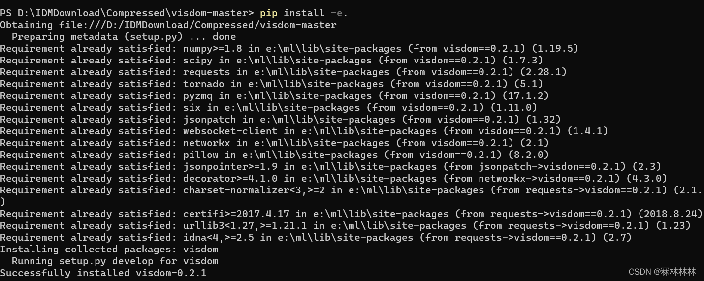 pytorch中visdom安装_visdom 下载-CSDN博客