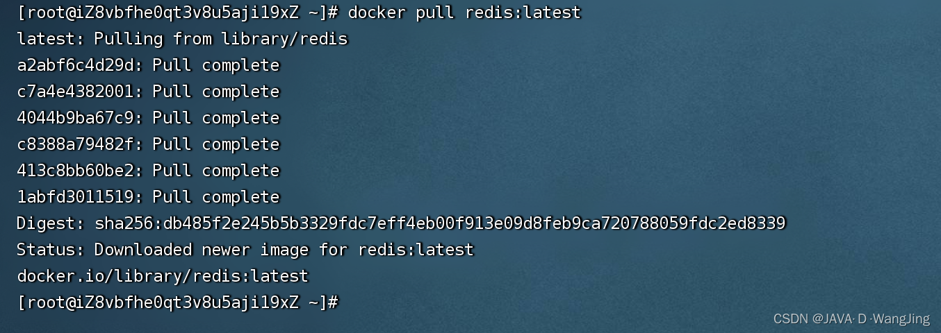 Docker 下 Redis 安装_docker run -itd --name redis -p 6379:6379 redis:al-CSDN博客