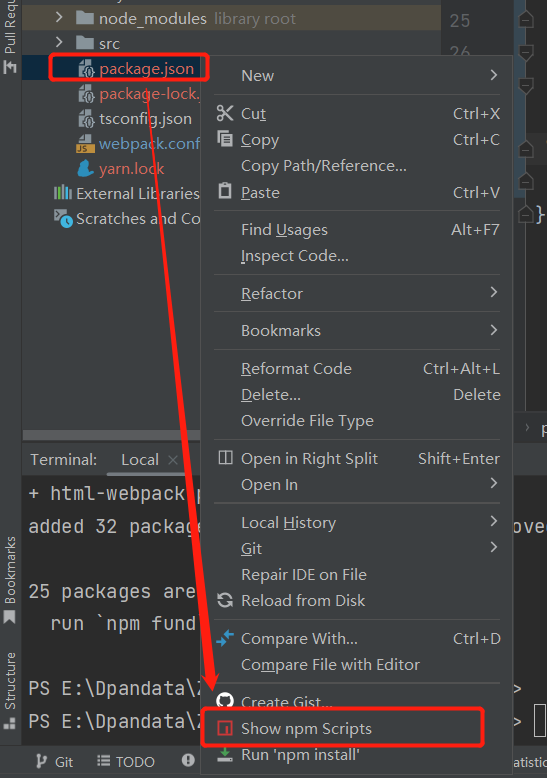 webstorm左下角没有vue的npm项目启动快捷方式的解决办法_webstorm 2023 调出npm窗口-CSDN博客